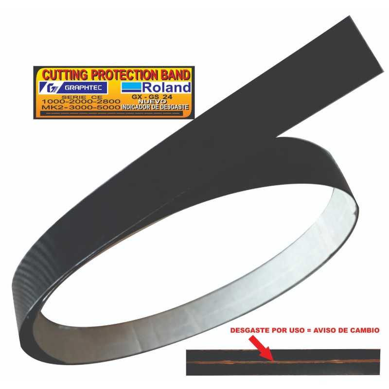 CINTA DE RESPALDO PARA PLOTTER GRAPHTEC 63 CM